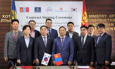 Солонго 1 орлогод нийцсэн орон сууцны хороолол барих төслийн гэрээ байгуулав
