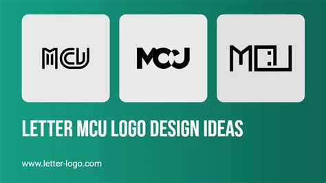 Creative Letter Mcu Logo Design Ideas Free Png And Vector Letter