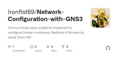 Releases Ironfist Basic Network Design With GNS GitHub