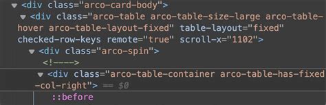 Table Component Fixed Style Improvement Issue Arco Design Arco Design Vue GitHub