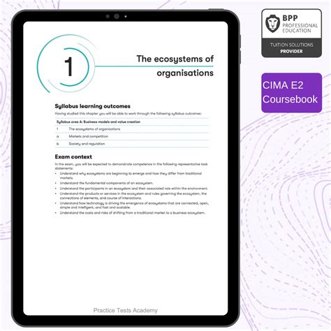 CIMA E2 Mock Exam Real Exam Experience