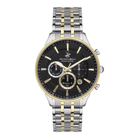 Buy Beverly Hills Polo Club Mens Multi Function Black Dial Watch