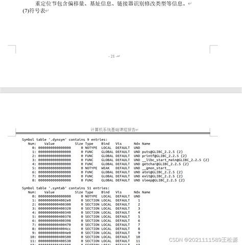 哈工大计算机系统大作业 Csdn博客