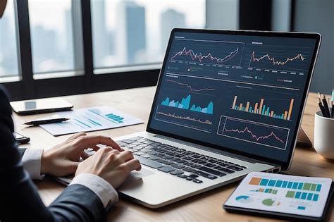 Analyst Working In Business Analytics And Data Management System To