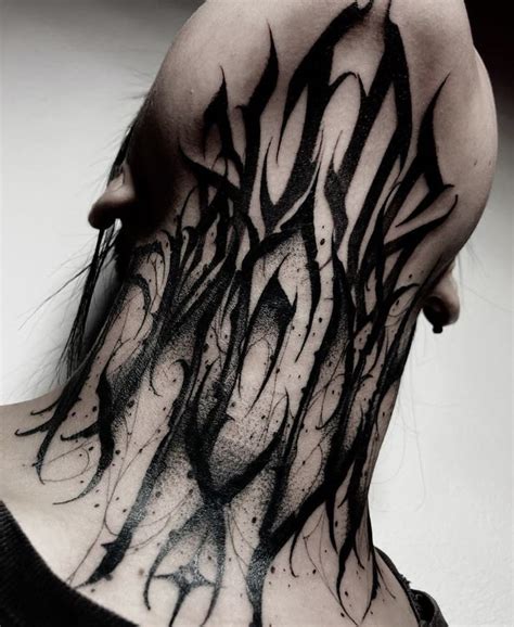 Pin By Yudii Yadii On Bebas Neck Tattoo For Guys Full Neck Tattoos