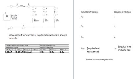Solved Solve Circuit For Currents Experimental Data Is