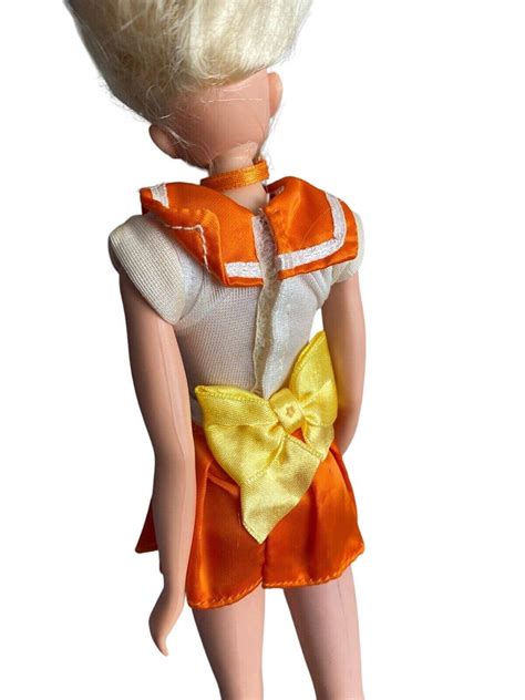 Sailor Venus Moon Deluxe Adventure Doll Irwin Toys Vtg Orange Blonde Etsy