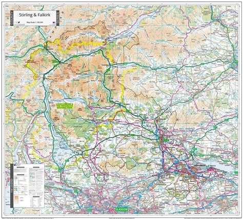 County Map Of Stirling And Falkirk 2024