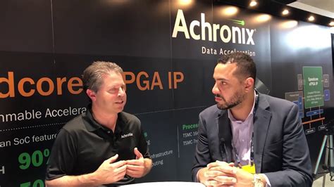 embedded computing design interview with steve mensor at arm techcon 2018 achronix