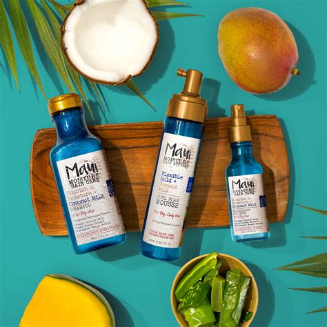 Maui Moisture Flexible Hold Coconut Milk Curl Foam Mousse Curly Hair Styling 8 5 Fl Oz