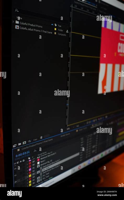 Adobe After Effect Stock Photo Alamy