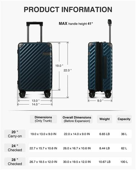 Hard Shell Luggage Dimensions At Alan Burke Blog