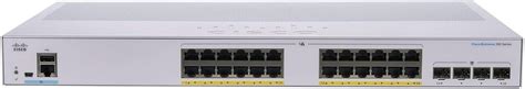 Cisco Business Cbs350 24p 4x Managed Switch 24 Port Ge Poe 4x10g