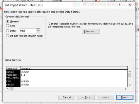 How To Open Vcf File Or Convert It To Excel In Windows 11 Spreadsheet