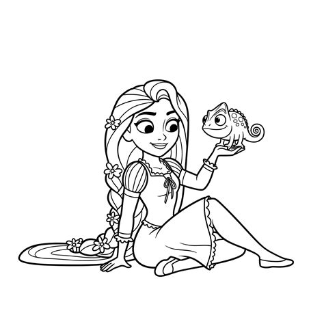 102 Rapunzel Kleurplaat Disney Onvergetelijke Scènes Uit De Film