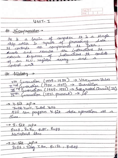 Microprocessor And Interfacing Notes Pdf