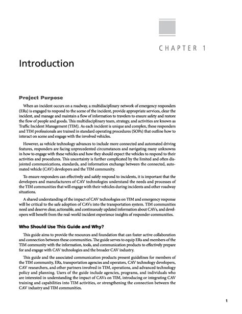 Chapter 1 Introduction Integrating Traffic Incident Management And Connected Automated