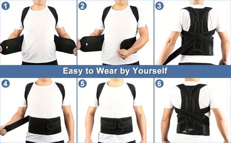 Posture Corrector Men Women Back Brace Lumbar Support Temu