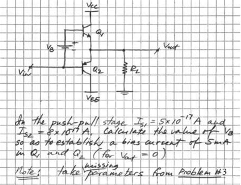 In The Push Pull Stage Is5×10−17 A And Is28×1017