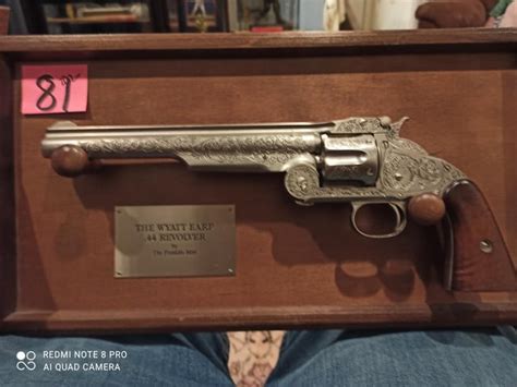 Non Fireing Replica Of Wyatt Earps Revolver From The Ok Corral Gunfight Rwildwest