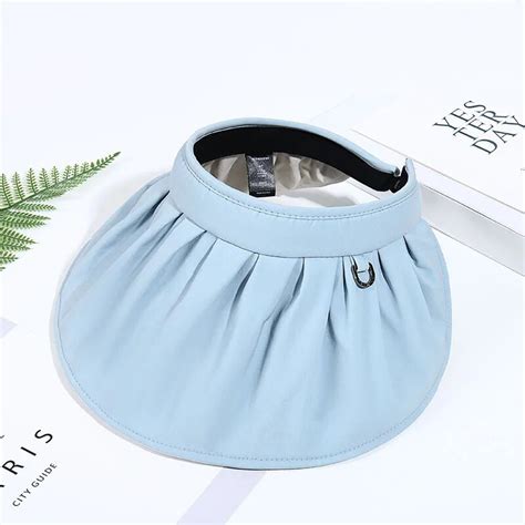 Badu Bg Лятна едноцветна бонбонена празна капачка с козирка за слънце лента за глава топлес