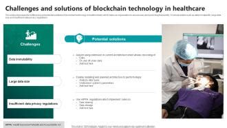 Challenges And Solutions Of Blockchain Technology In Healthcare Ppt Sample