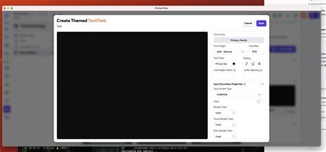 flutterflow theme widgets wrong background color makes them invisible in theme editor · issue