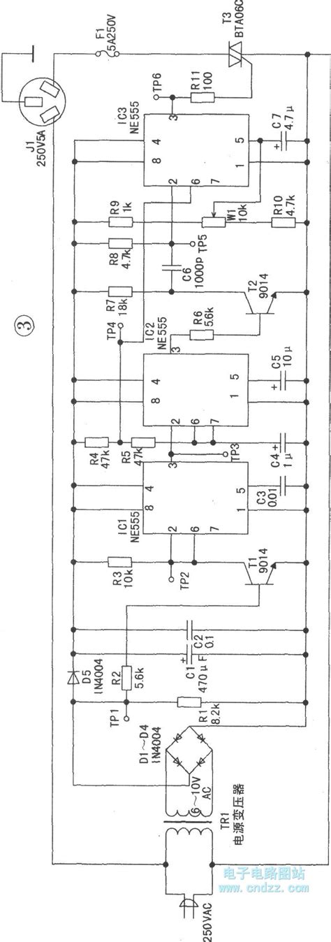 SCR Over Zero Trigger Voltage Regulator Control Circuit Circuit Diagram SeekIC Com