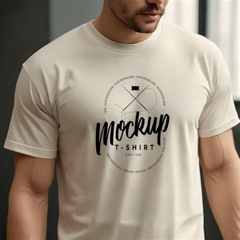 브랜드를 위한 티셔츠 모 디자인 프리미엄 Psd 파일