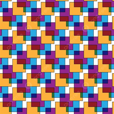 Geometric Squares Pattern For Seamless Textures Textiles Packaging And Minimalistic Backgrounds