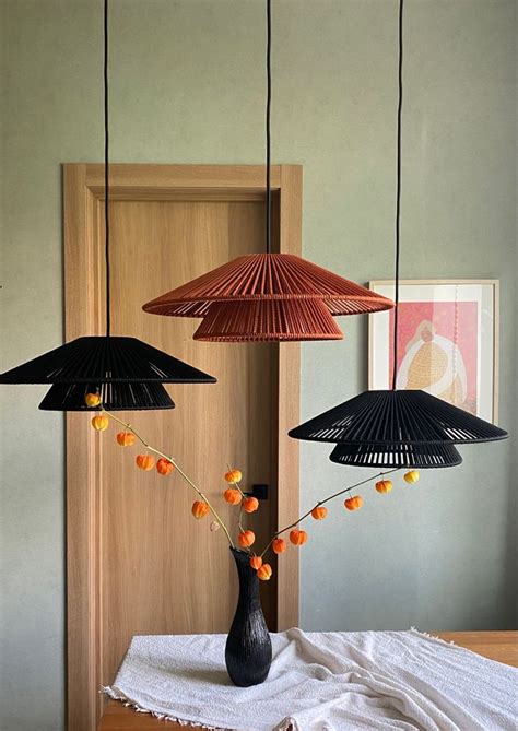 Светильник плетёный ручной работы Diy Lamp Shade Home Decor Macrame Light