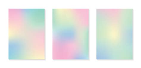 A Collection Of Trendy Colorful Vector Gradient Set Illustrations Modern Template Design