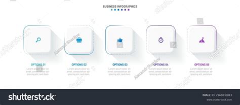 Timeline Infographic Infochart Modern Presentation Template Stock Vector Royalty Free