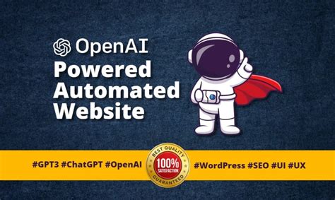 Build Chatgpt Open Ai Wordpress Website With Gpt3 服務 商務服務 電腦硬件及軟件服務
