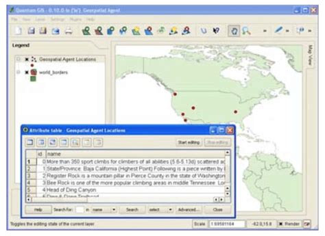 Agents Shapefile Results In Quantum Gis Download Scientific Diagram
