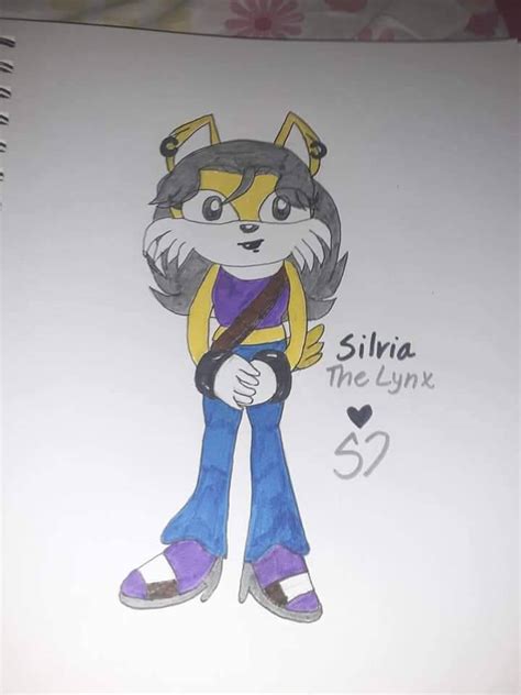 Silvia The Lynx Sonic Oc In Marker By Loveydoveyyangel On Deviantart