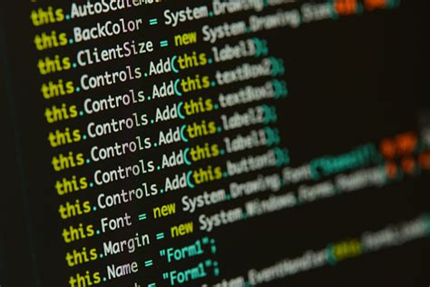 진짜 C 코드 화면을 개발입니다 프로그래밍 워크플로 추상 알고리즘 개념입니다 표시는 C 코드의 라인입니다 데이터에 대한 스톡 사진 및 기타 이미지 Istock