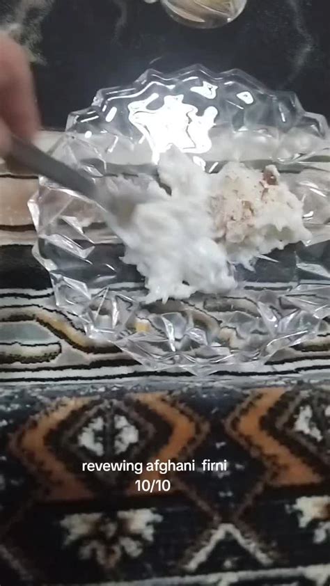 Reviewing Afghan Firni A Delicious Dessert Experience Tiktok