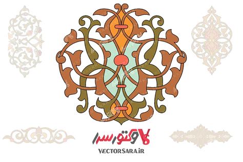 طرح پترن اسلیمیفایل آماده شمسه لایه باز5تاییوکتورسرا ️‍🔥