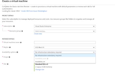 Deploying Vms Into An Availability Set On Azure