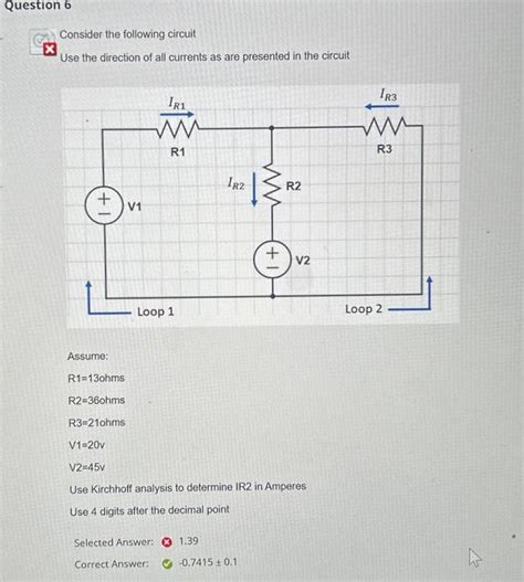 Solved Consider The Following Circuit Use The Direction Of Chegg Com