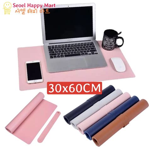 60x30cm Pc Laptop Mat Desk Pad Waterproof Leather Large Gaming Mouse
