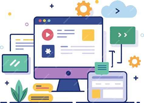 Premium Vector User Interface Elements Ui And Ux Theme Vector Flat Illustration