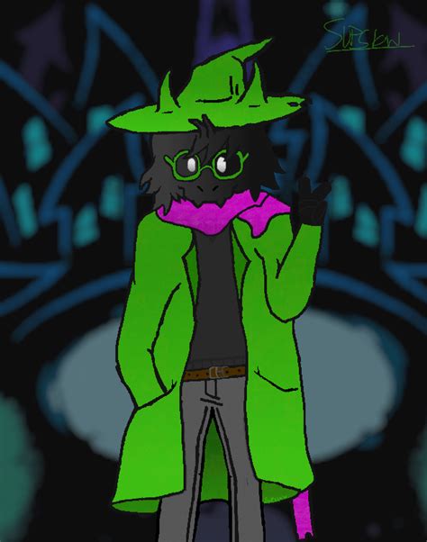 Converted My Drawing Of Cool Ralsei To Digital Rdeltarune