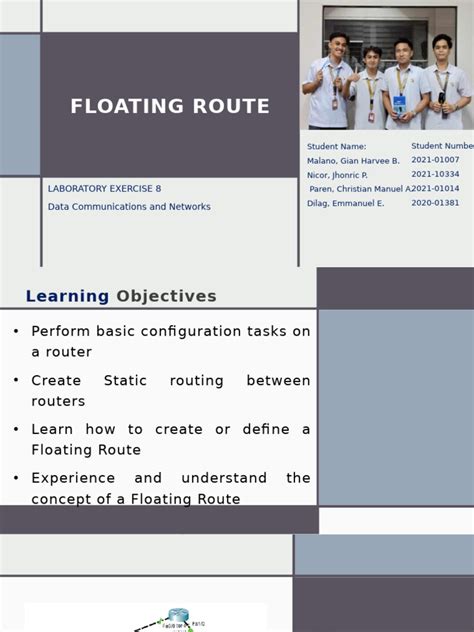8 Group6 Ece04111 1 Floating Route Pdf Internet Protocols Routing