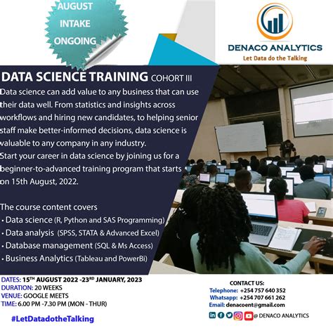 The Need For Data Science Experts Is Denaco Analytics Facebook