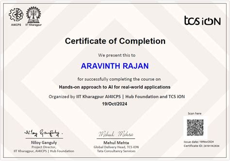 Aravinth Rajan On Linkedin Artificialintelligence Iitkharagpur Python Tensorflow Pytorch