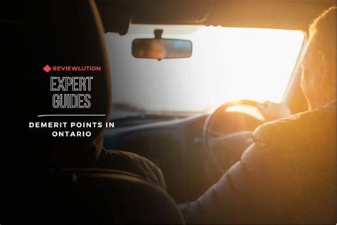 Demerit Points In Ontario How Do They Affect Your Driving Record