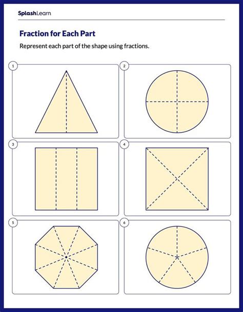 Fractions Worksheets Free And Printable Splashlearn