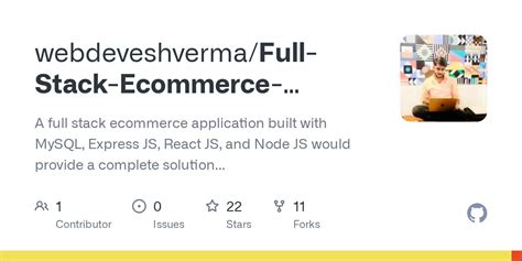Github Webdeveshvermafull Stack Ecommerce Application A Full Stack Ecommerce Application